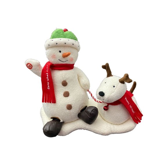 Holiday | Animated Hallmark Snowman Reindeer 204 Tested Works Video ...